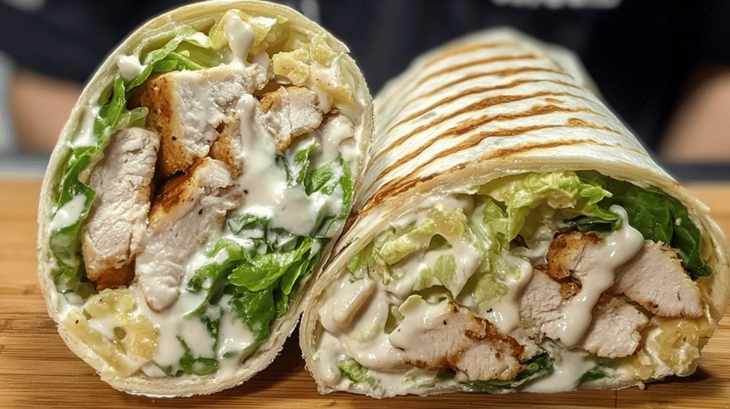 Your New Obsession: The#1 Perfect Chicken Caesar Wrap Meal Prep